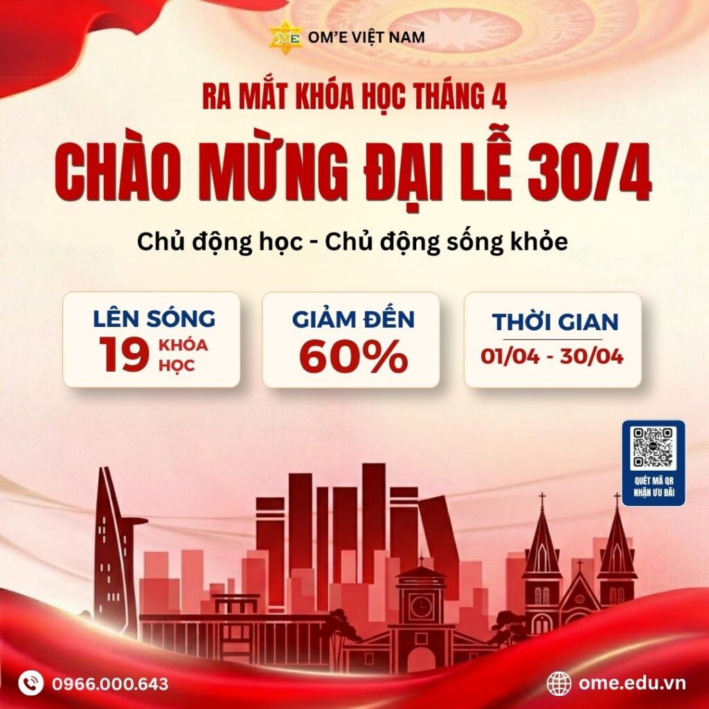 LỄ HỘI RA MẮT KHÓA HỌC THÁNG 4 – CHÀO MỪNG ĐẠI LỄ 30/4: CHỦ ĐỘNG HỌC ...